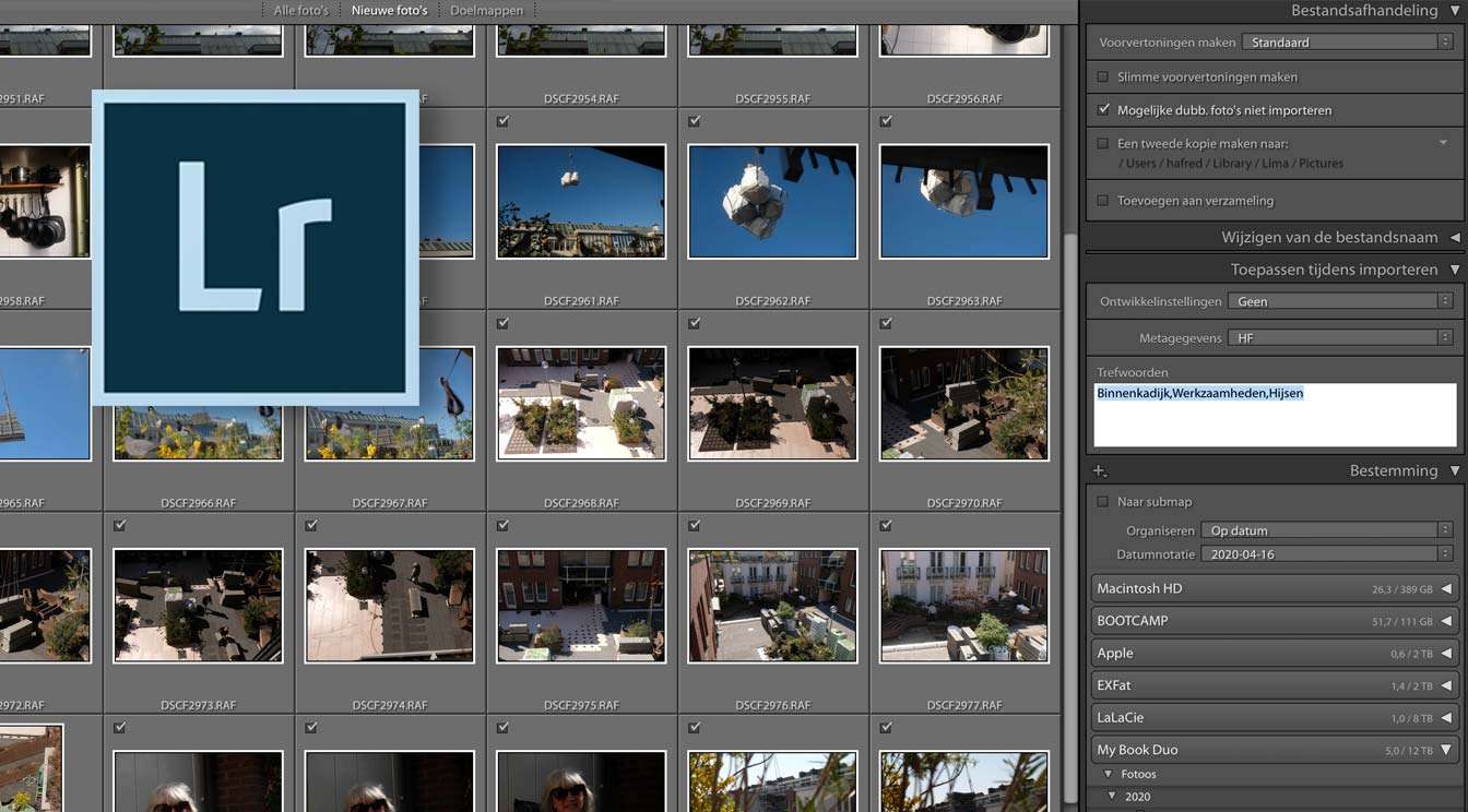 Trefwoorden organiseren en Trefwoordensets in Lightroom Classic ...